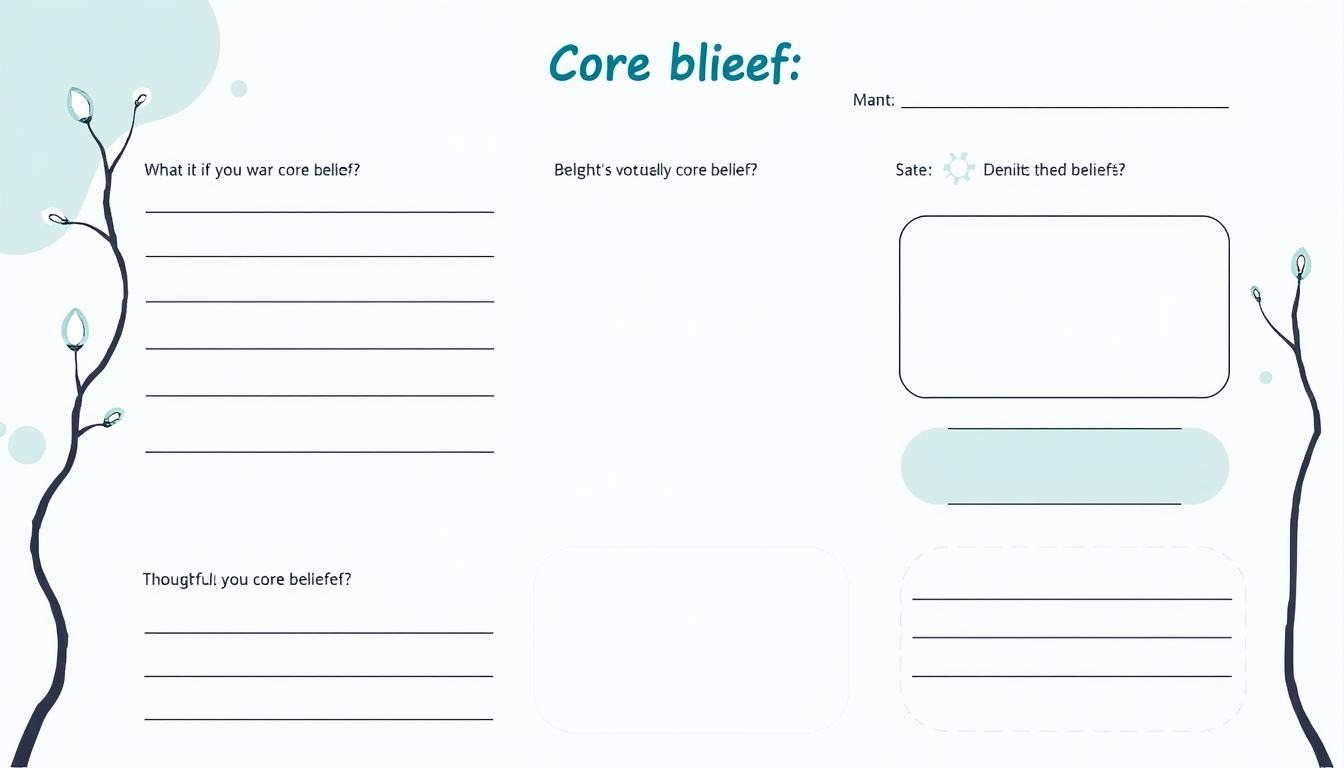 CBT Tools -Core Beliefs Worksheet