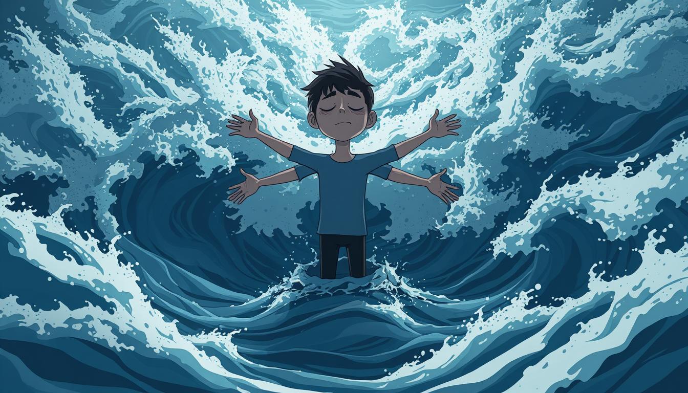 You ever feel like you're drowning in your own thoughts... but still ...